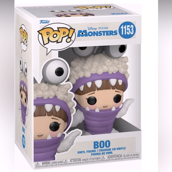 Funko | Accessories | Funko Pop X Disney Pixar Monsters Inc Boo Pop ...